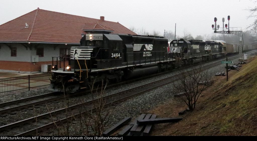 NS train #P8G SB (Local) (Greenville, SC - Gainesville, GA)